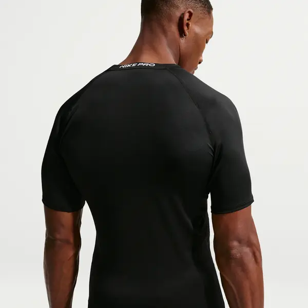 Nike Pro Dri-fit Tight Short-sleeve Fitness Top - Black