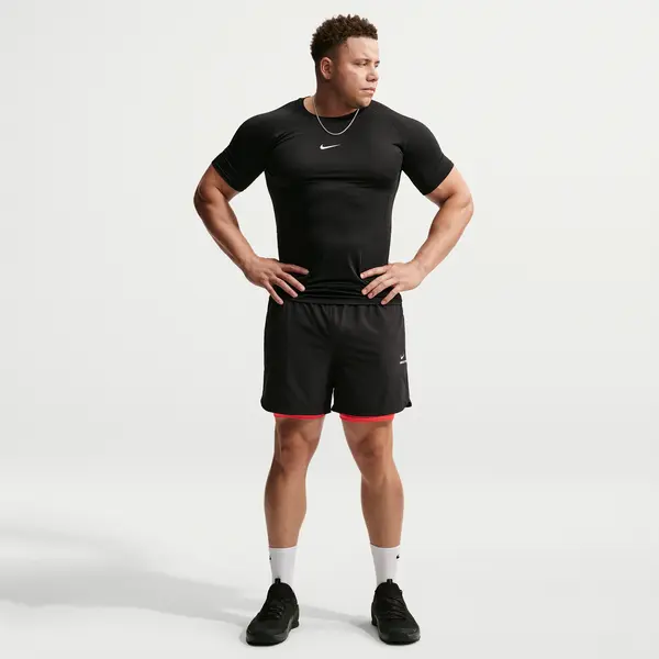 Nike Pro Dri-fit Tight Short-sleeve Fitness Top - Black