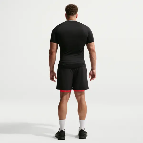 Nike Pro Dri-fit Tight Short-sleeve Fitness Top - Black