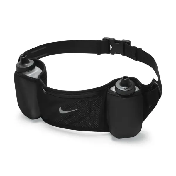 Nike 24 Oz Flex Stride Double Running Hydration Belt - Black