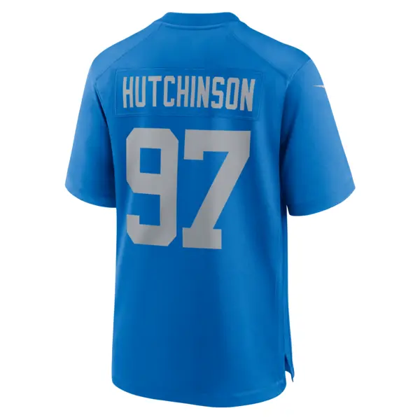 Nike Aidan Hutchinson Detroit Lions Nfl Game Football Jersey - Blue