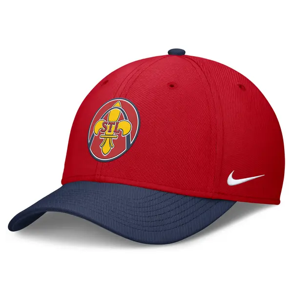 Nike St. Louis Cardinals City Connect Swoosh Dri-fit Mlb Cap - Red