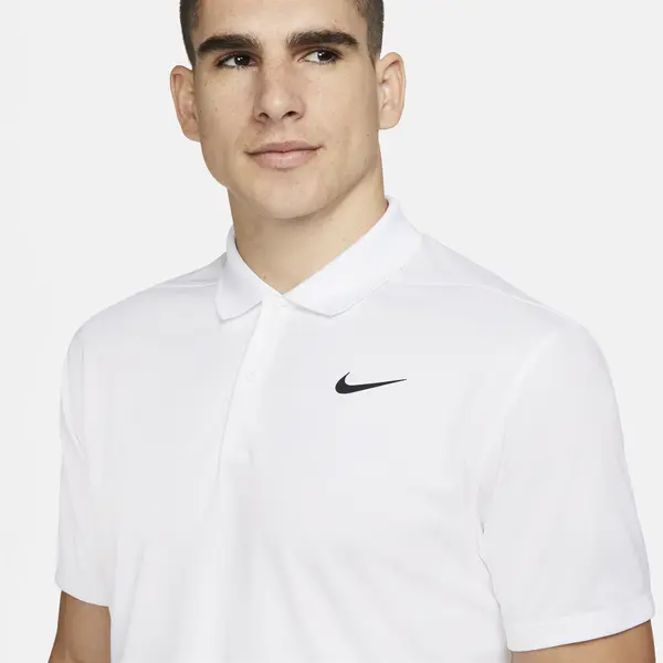 Nike Court Dri-fit Tennis Polo - White