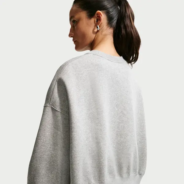 Nike Sportswear Phoenix Fleece Over-oversized Crew-neck Sweatshirt - Grey