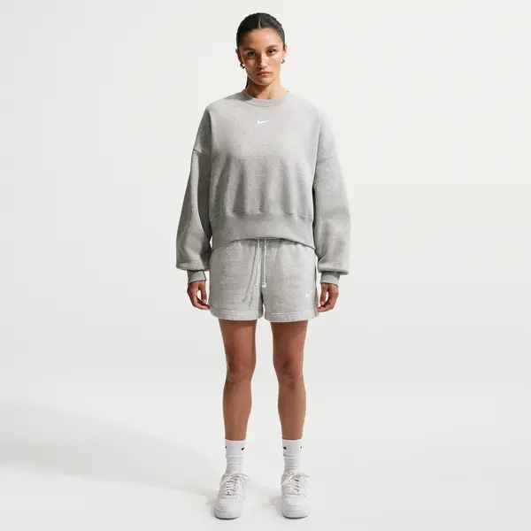 Nike Sportswear Phoenix Fleece Over-oversized Crew-neck Sweatshirt - Grey