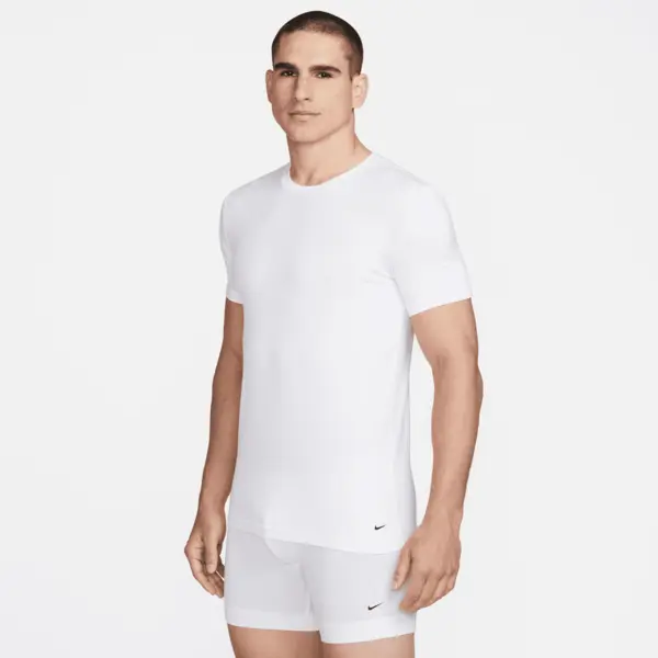 Nike Dri-fit Essential Cotton Stretch Slim Fit Crew Neck Undershirt