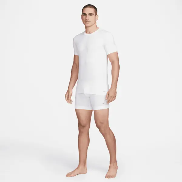 Nike Dri-fit Essential Cotton Stretch Slim Fit Crew Neck Undershirt