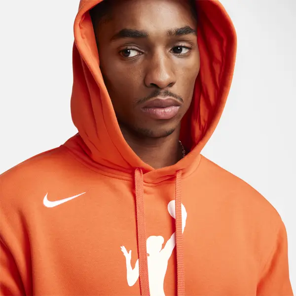 Nike Wnba Fleece Pullover Hoodie - Orange