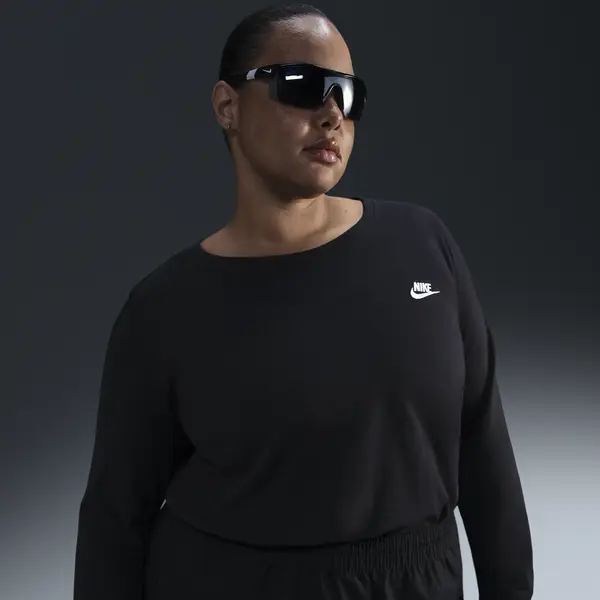 Nike Sportswear Club Long-sleeve T-shirt - Black