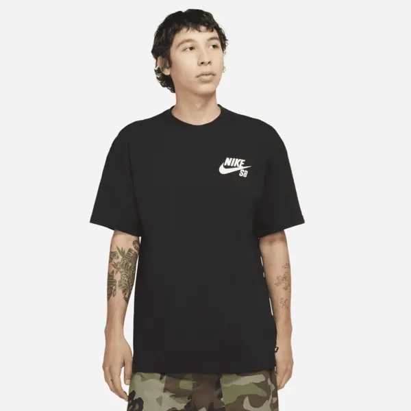 Nike Sb Logo Skate T-shirt - Black