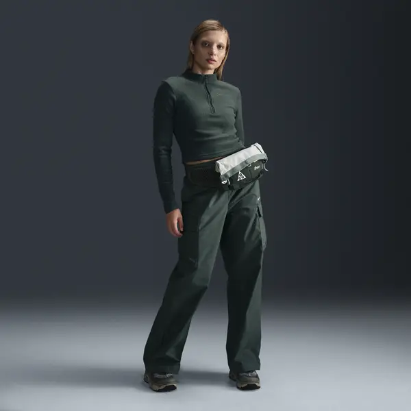 Nike Sportswear Phoenix Plush Slim Long-sleeve 1/2-zip Top - Green