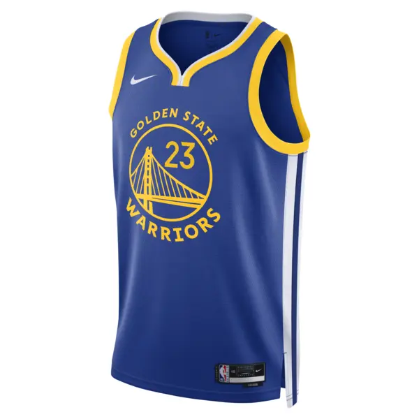 Nike Golden State Warriors Icon Edition Dri-fit Nba Swingman Jersey - Blue