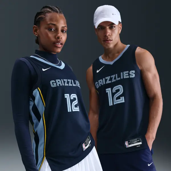 Nike Memphis Grizzlies Icon Edition Dri-fit Nba Swingman Jersey - Blue