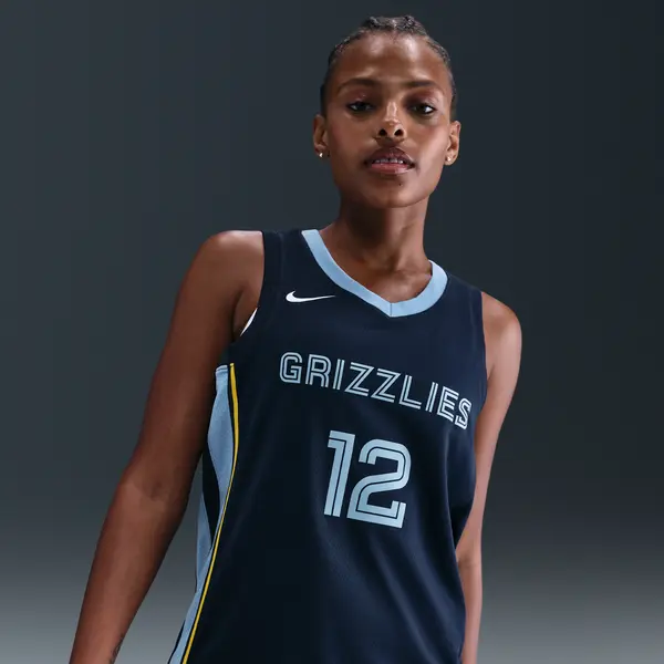Nike Memphis Grizzlies Icon Edition Dri-fit Nba Swingman Jersey - Blue