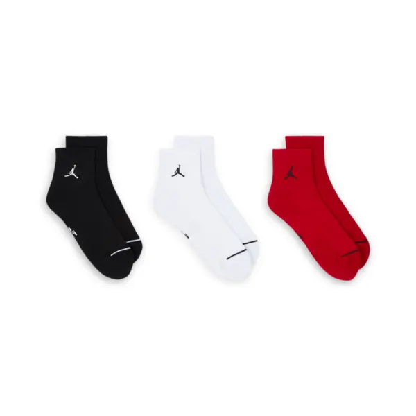 JORDAN Everyday Ankle Socks - Black