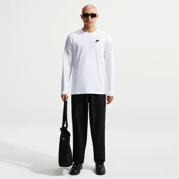 Nike Sportswear Club Long-sleeve T-shirt - White