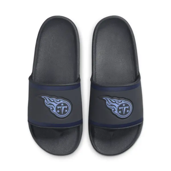 Nike Offcourt Nfl Tennessee Titans Slides In Grey - 50% Off  display picture 3