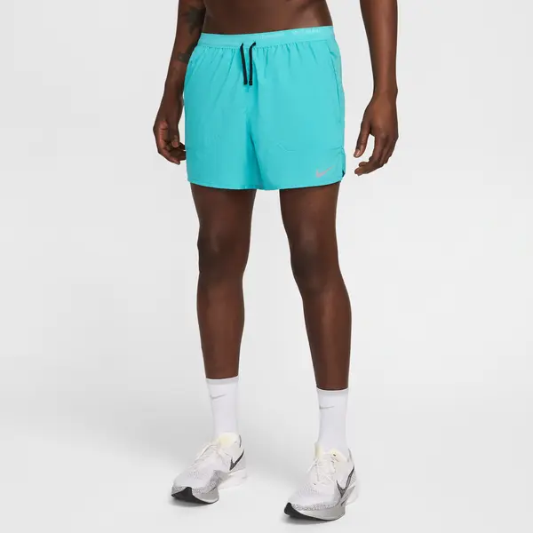 Nike Stride Dri-fit 5" Brief-lined Running Shorts - Green