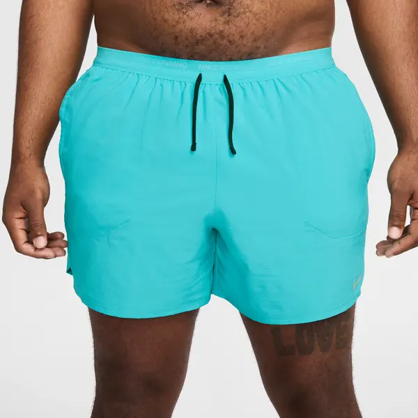 Nike Stride Dri-fit 5" Brief-lined Running Shorts - Green