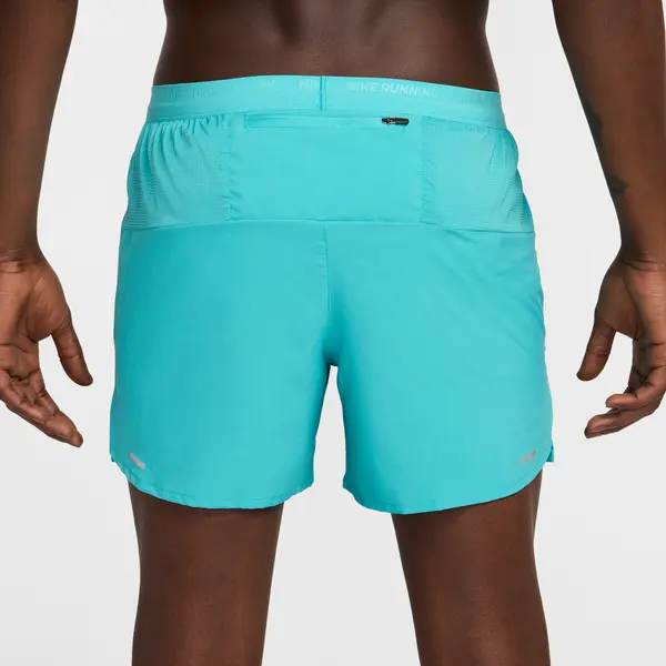 Nike Stride Dri-fit 5" Brief-lined Running Shorts - Green