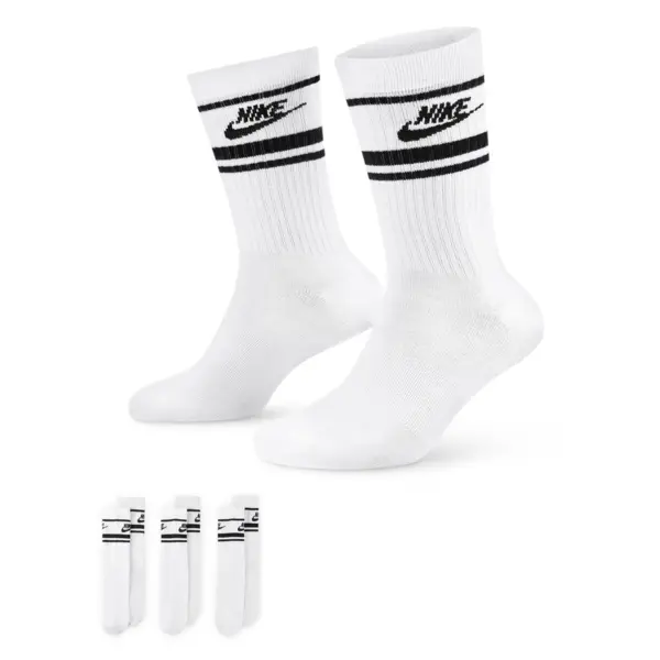 Nike Sportswear Dri-fit Everyday Essential Crew Socks - White