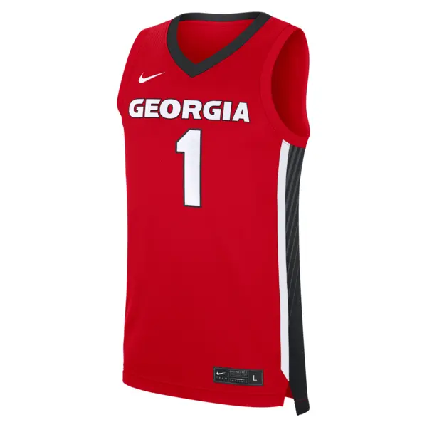 Nike Georgia Bulldogs Replica Basketball Jersey - Red