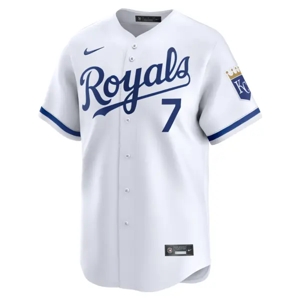Nike Bobby Witt Jr. Kansas City Royals Dri-fit Adv Mlb Limited Jersey - White