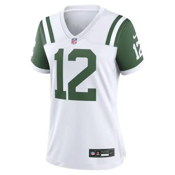 Nike Joe Namath New York Jets Nfl Game Football Jersey - White