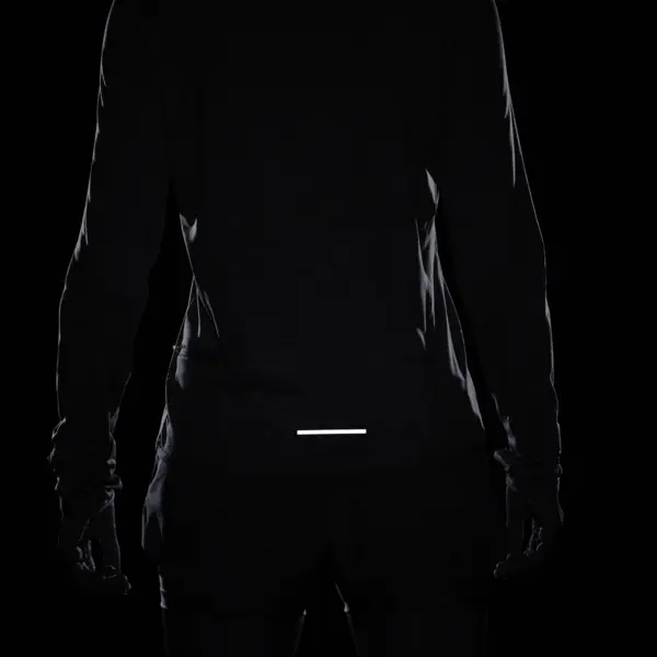 Nike Dri-fit Swift Element Uv Crew-neck Running Top - Grey