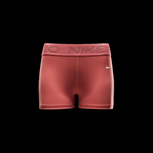 Nike Pro Mid-rise 3" Mesh-paneled Shorts