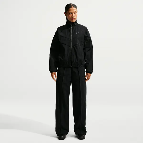 Nike Sportswear Everything Wovens Mid-rise Open-hem Pants - Black