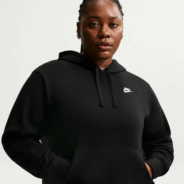Nike Sportswear Club Fleece Pullover Hoodie - Black