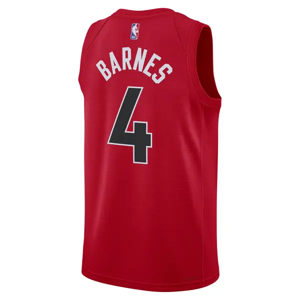 Nike Toronto Raptors Icon Edition Dri-fit Nba Swingman Jersey - Red