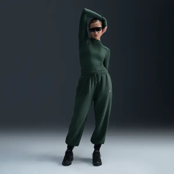 Nike Sportswear Phoenix Fleece High-waisted Oversized Sweatpants - Green