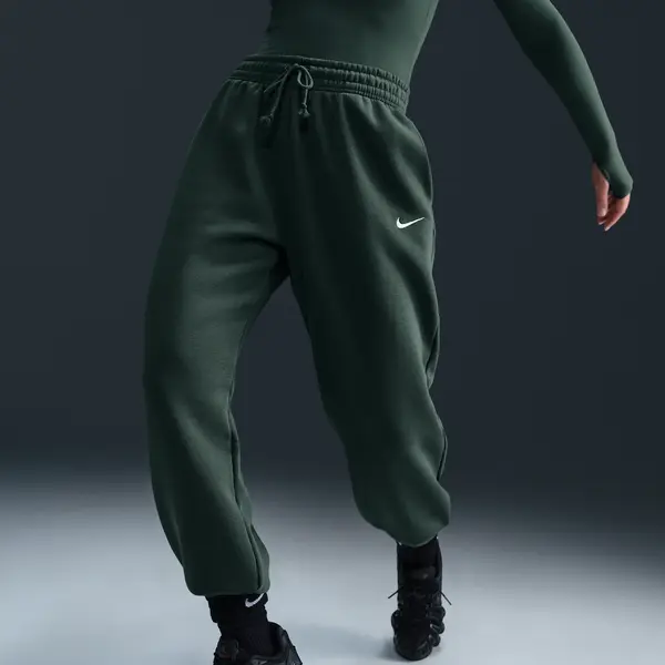 Nike Sportswear Phoenix Fleece High-waisted Oversized Sweatpants - Green