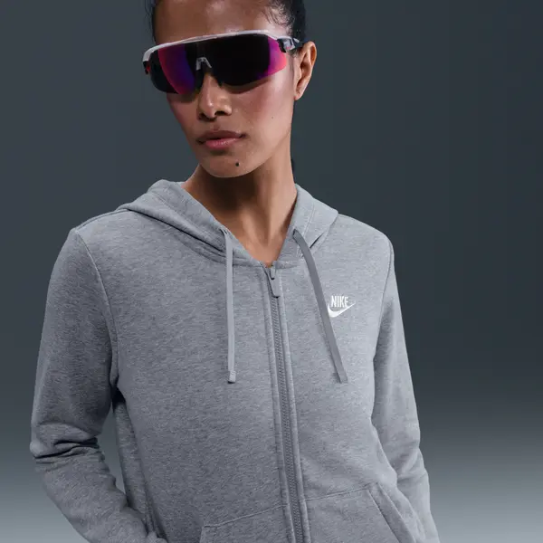 Nike Sportswear Club Fleece Full-zip Hoodie - Grey
