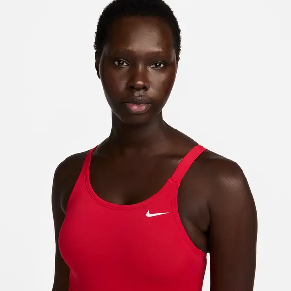 Nike Hydrastrong Essential Fastback One Piece Swimsuit - Red