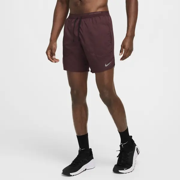 Nike Stride Dri-fit 7" Brief-lined Running Shorts - Red