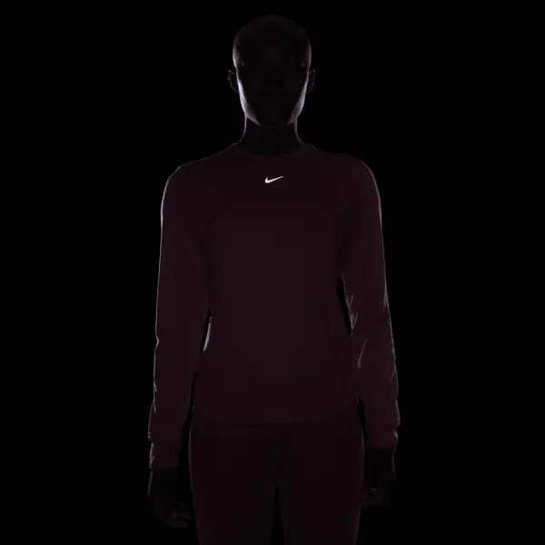 Nike Dri-fit Swift Element Uv Crew-neck Running Top - Pink