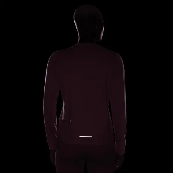 Nike Dri-fit Swift Element Uv Crew-neck Running Top - Pink