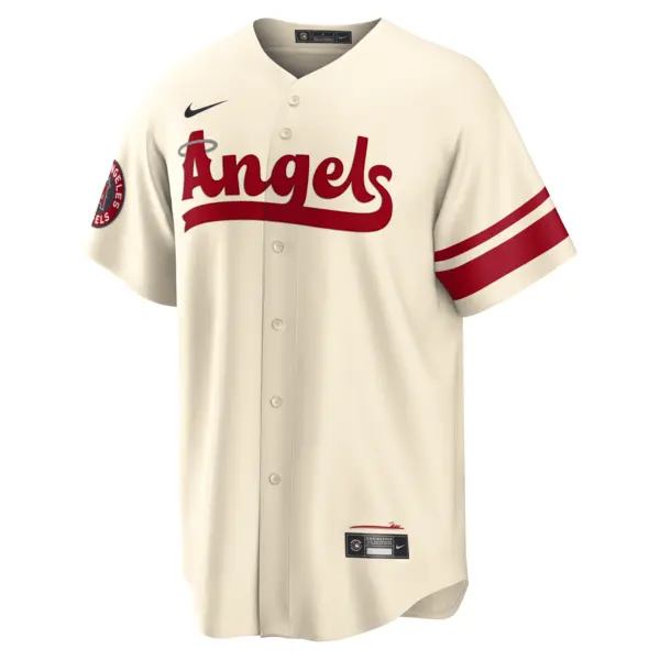 Nike Mlb Los Angeles Angels City Connect Replica Baseball Jersey - Brown