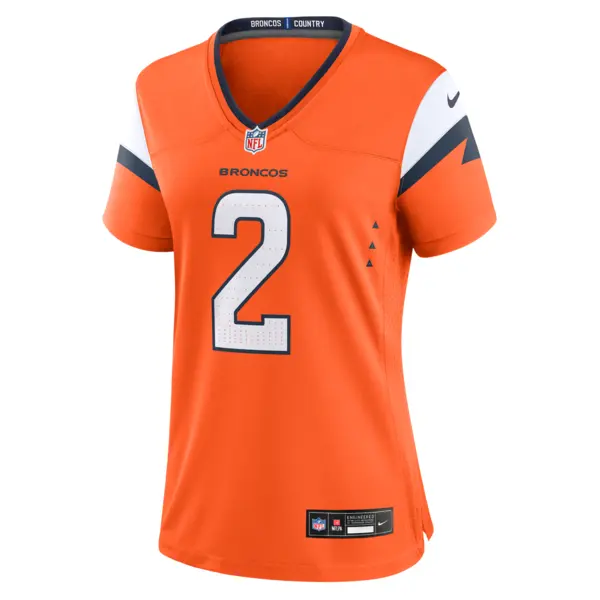 Nike Patrick Surtain Ii Denver Broncos Nfl Game Football Jersey - Orange