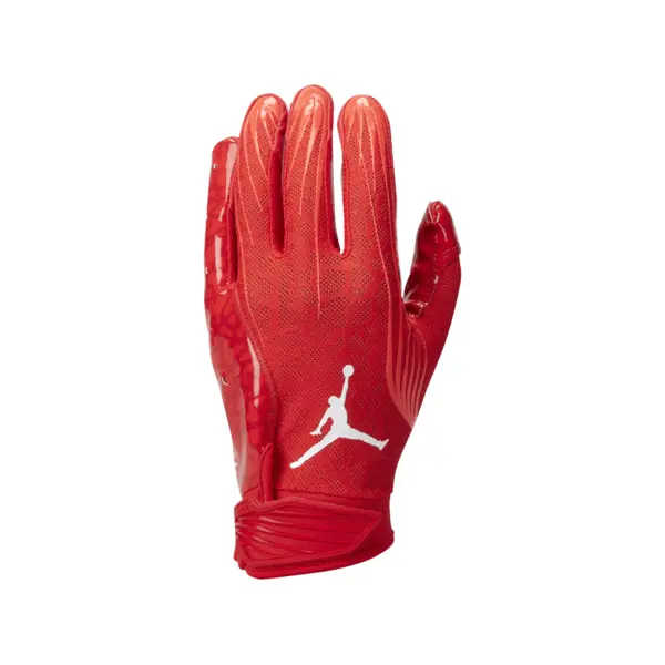 JORDAN Fly Lock Football Gloves - Red