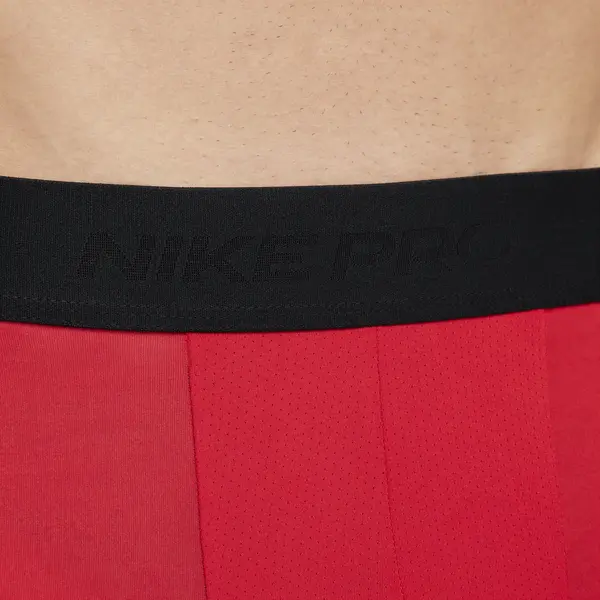 Nike Pro Dri-fit 3/4-length Fitness Tights - Red
