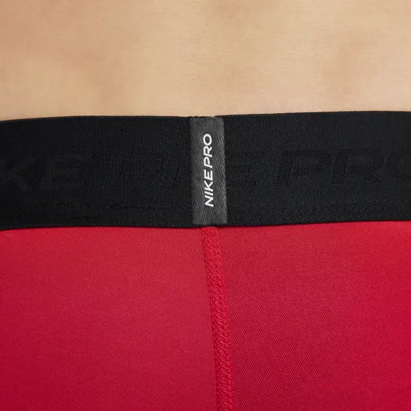 Nike Pro Dri-fit 3/4-length Fitness Tights - Red