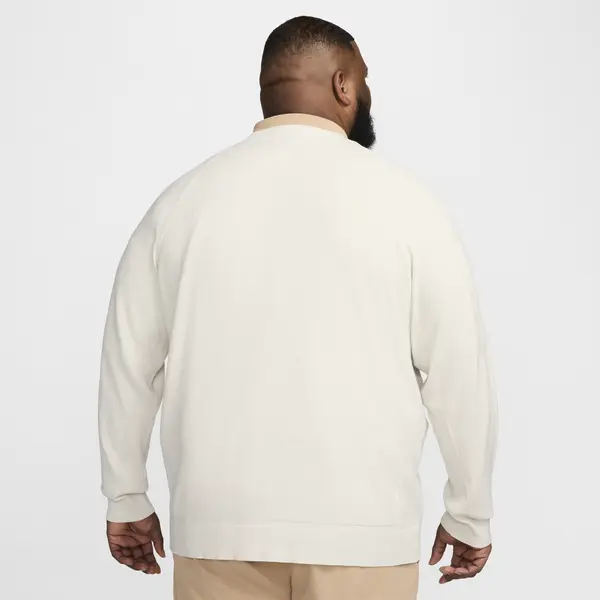 Nike Tour Golf Sweater With Ribbed Details
