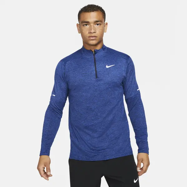 Nike Element Dri-fit 1/2-zip Running Top - Blue