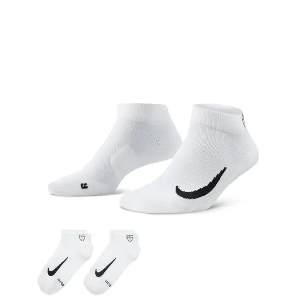 Nike Multiplier Low Quarter Socks - White
