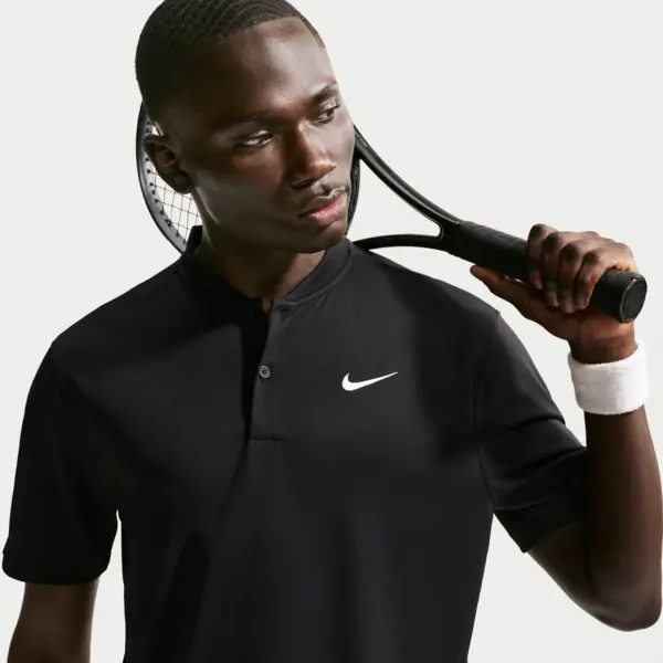 Nike Court Dri-fit Tennis Blade Polo - Black