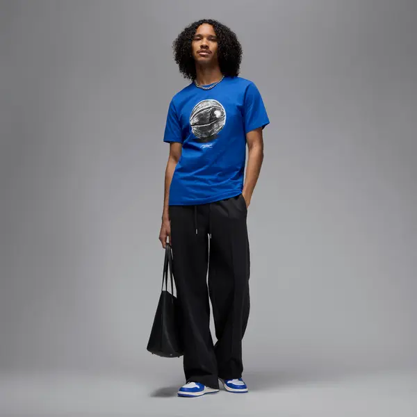 t*n様 青いドラゴンデザイン サッカーシャツ Jordan T-Shirt In Blue - 40% Off | Editorialist